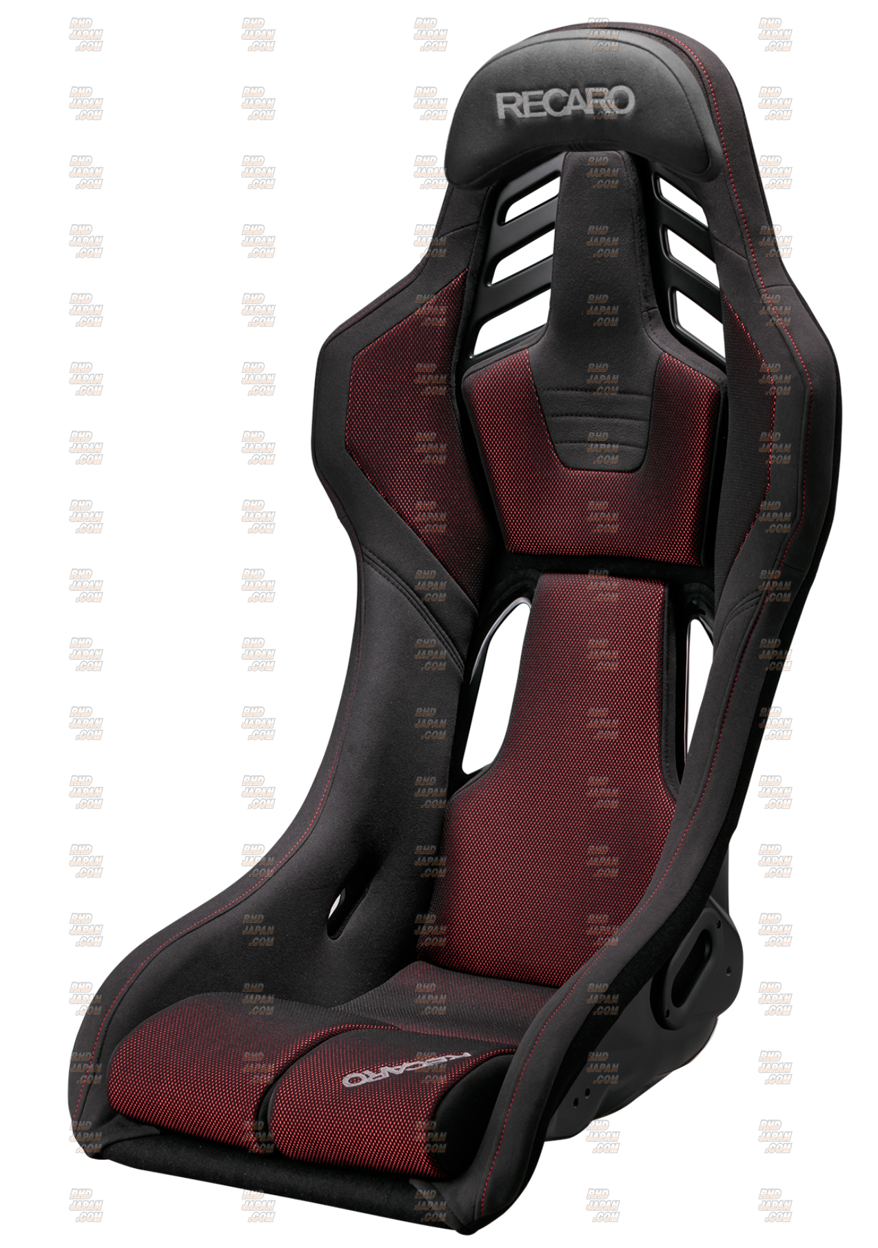 Recaro Full Bucket Seat RSS BK L RD/BK - Large Shell Kamui Black x ...