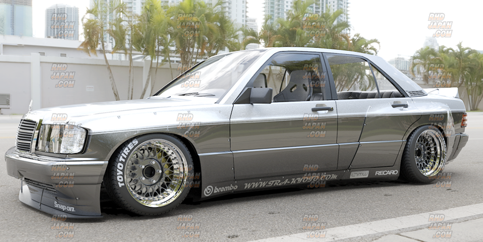 T.R.A.-Kyoto Pandem Full Aero Wide Body Kit - Mercedes Benz 190 Series ...