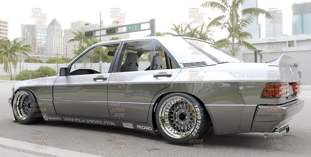 T.R.A.-Kyoto Pandem Full Aero Wide Body Kit - Mercedes Benz 190 Series ...