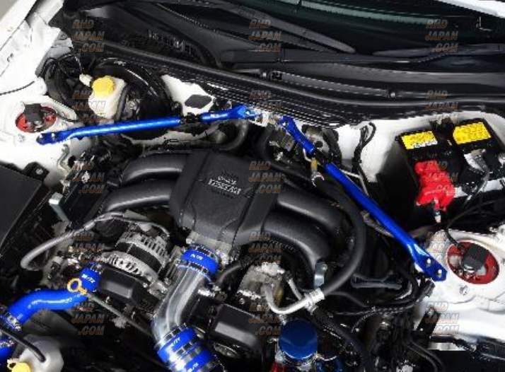 Blitz Strut Truss Bar Set Front Blue Metallic - 86 ZN6 BRZ ZC6 ZD8 GR86 ...