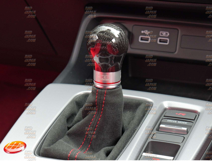 HKS Premium Goods Carbon Shift Knob - Honda 6-Speed - RHDJapan