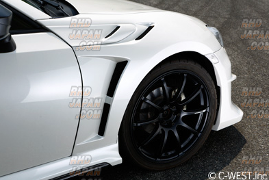 C-West Front Fender Accent Cover Set Carbon Fiber - BRZ ZC6 86 ZN6 ...