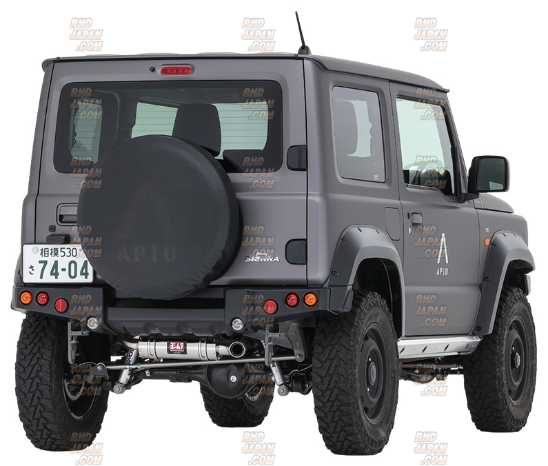 Apio X Yoshimura Muffler Stainless Cyclone for Tactical Bumper - Jimny ...