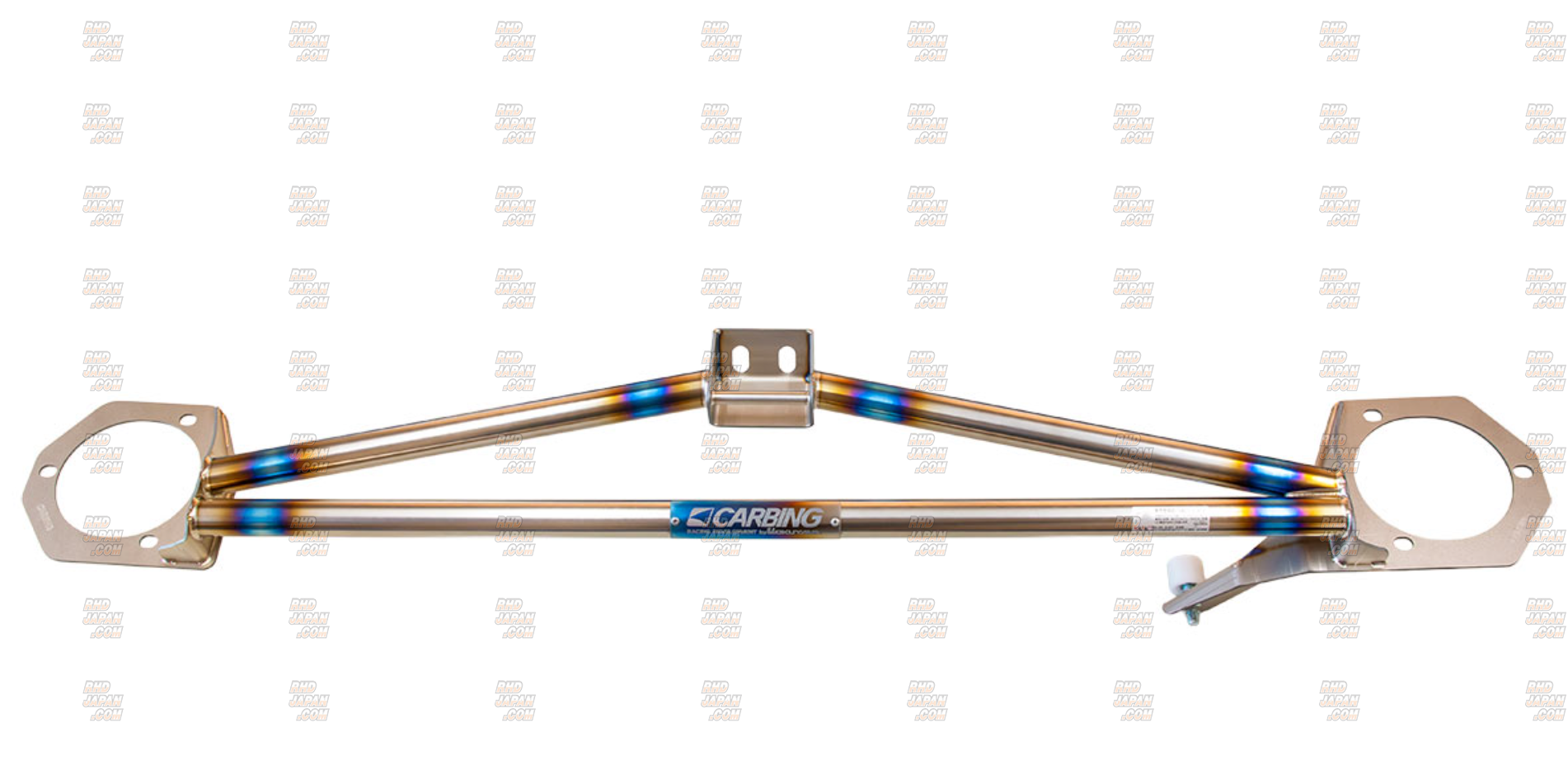 Okuyama Carbing Strut 3 Point Tower Bar Front Titanium - Lancer ...