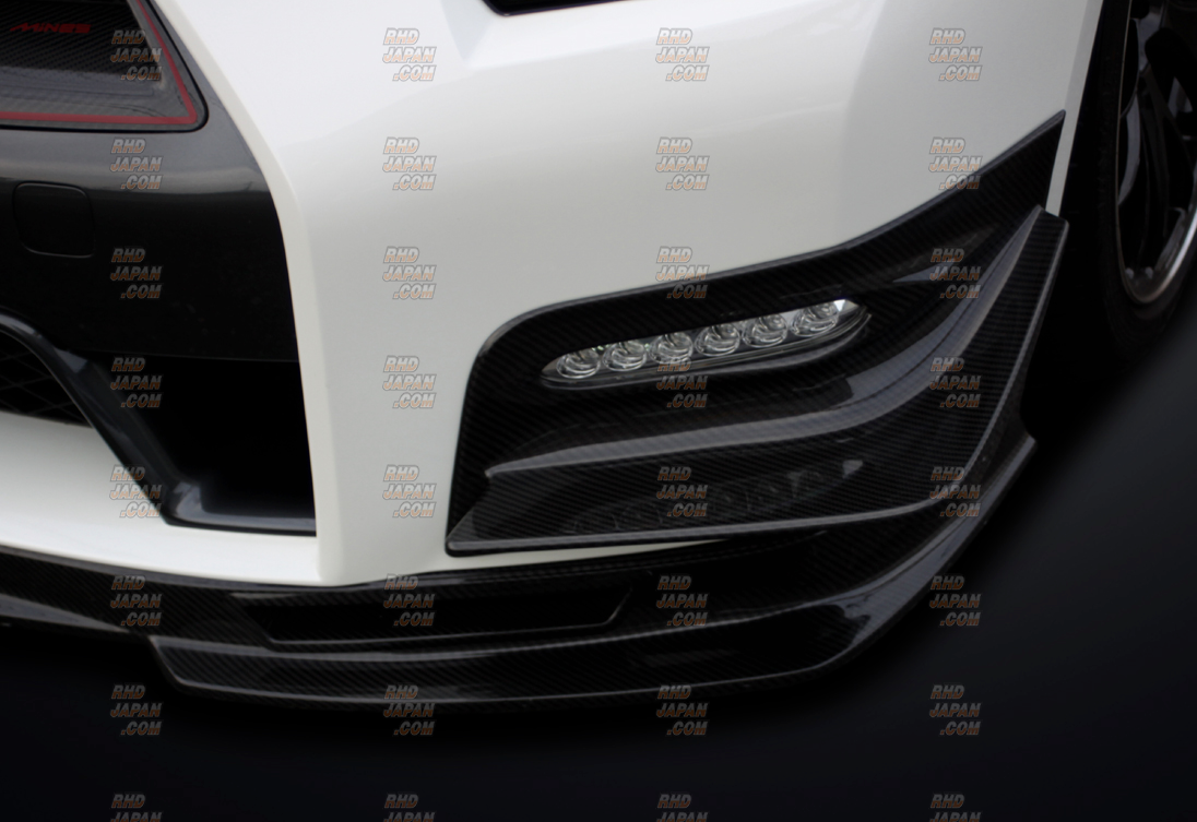 Mine's Carbon Canard Set Type II Dry Carbon Fiber - GT-R R35 MY11~MY16 ...