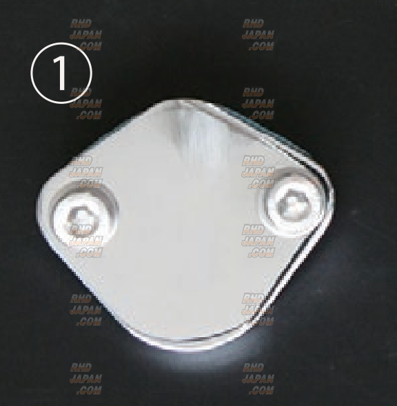 Kameari Chrome Plated Fuel Pump Hole Cover - 18R-G - RHDJapan