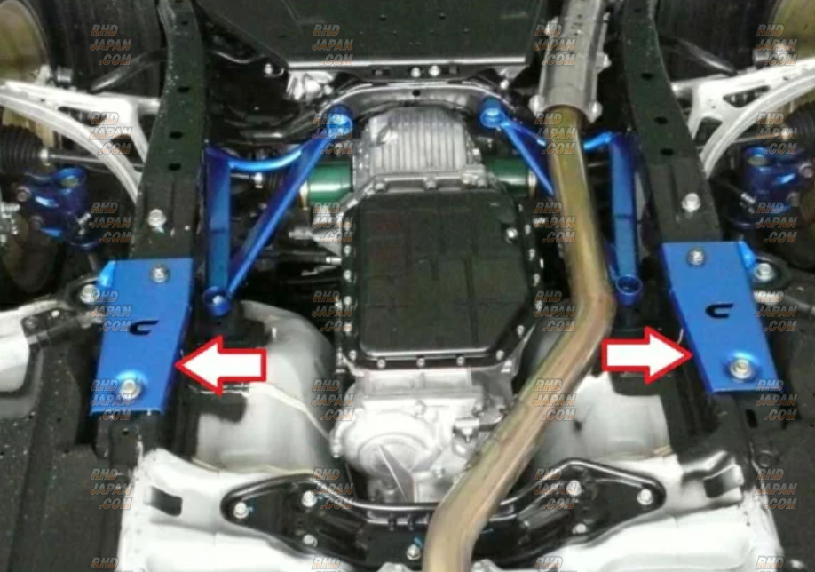 CUSCO Power Brace Front Member End - Legacy B4 BM9 BMG Legacy Touring ...