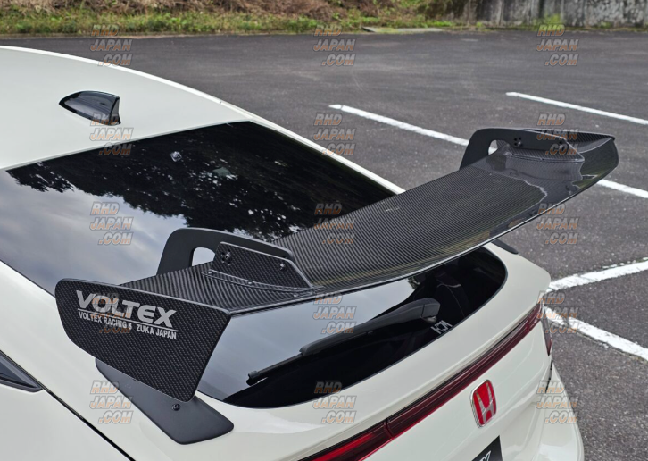VOLTEX Rear Wing Type 4B Swan Neck 1560mm Wet Carbon Fiber - Civic Type ...