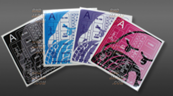G-Corporation Fuse Box Table Sticker Berry Pink - Silvia S14 Zenki ...