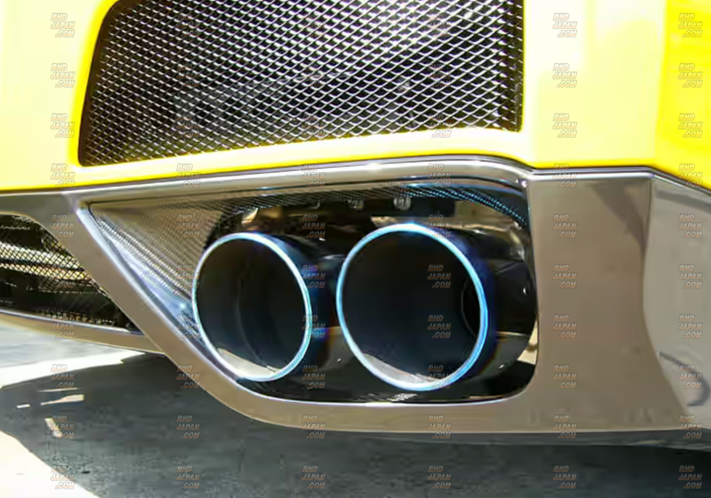 JUN Auto Muffler Duct Set Carbon Fiber - GT-R R35 ~MY16 - RHDJapan