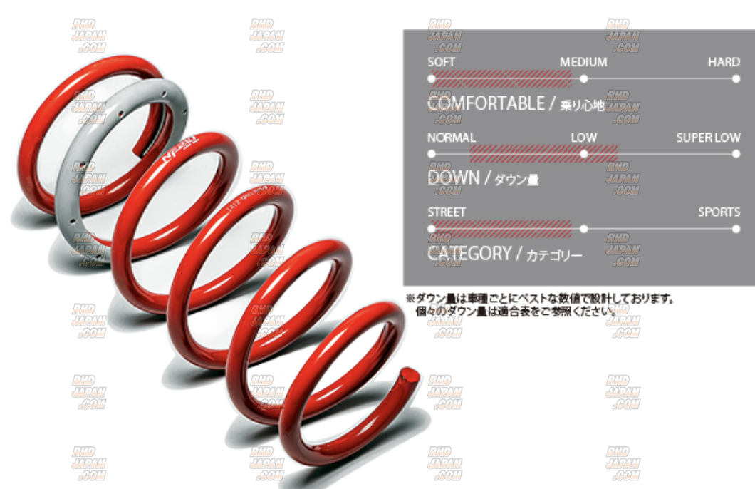 Tanabe SUSTEC NF210 Series Coil Spring Suspension Full Set - Crown Mark ...