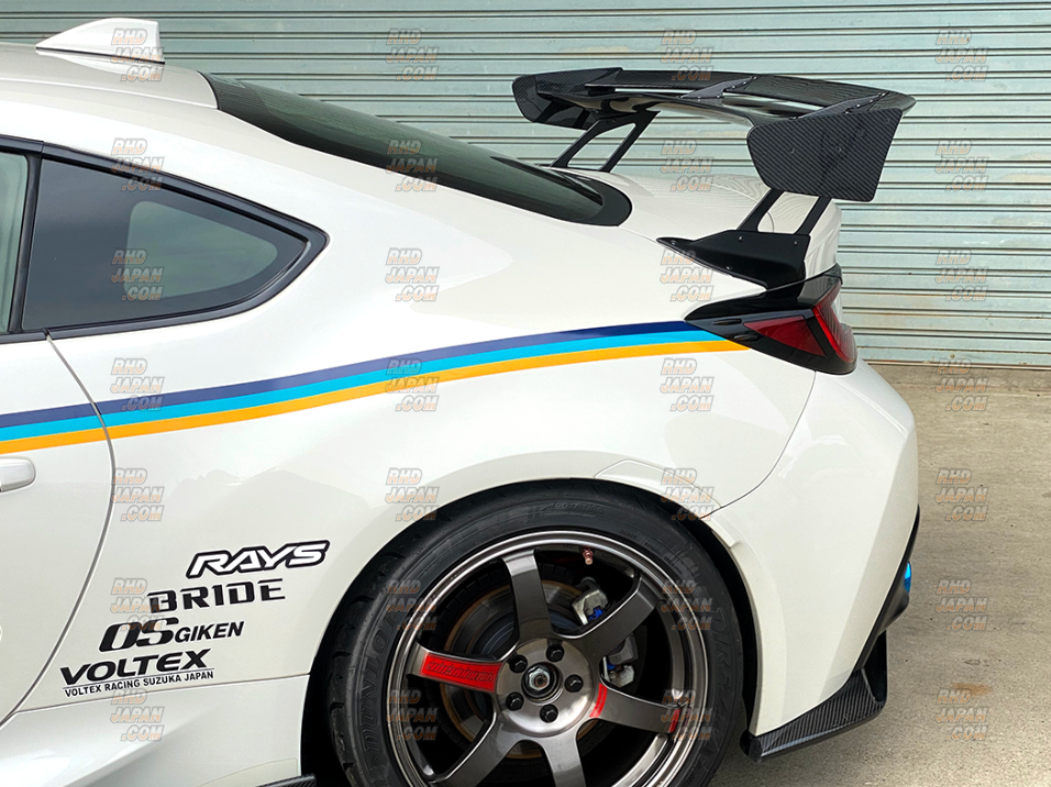 Trust Greddy X Voltex Rear Wing Type 3B Side Mount Wet Carbon Fiber ...