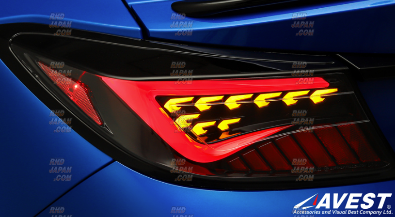 AVEST Full LED Tail Lamp Set Version 2 Clear - BRZ ZD8 GR86 ZN8 - RHDJapan