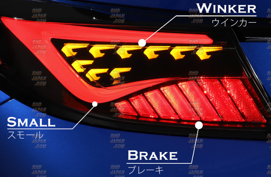 AVEST Full LED Tail Lamp Set Version 2 Clear - BRZ ZD8 GR86 ZN8 - RHDJapan