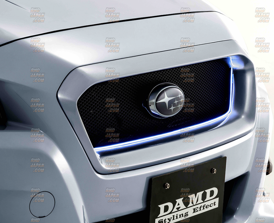 DAMD Lightning Grille White LED FRP Non-Painted - Levorg VM4 VMG ...