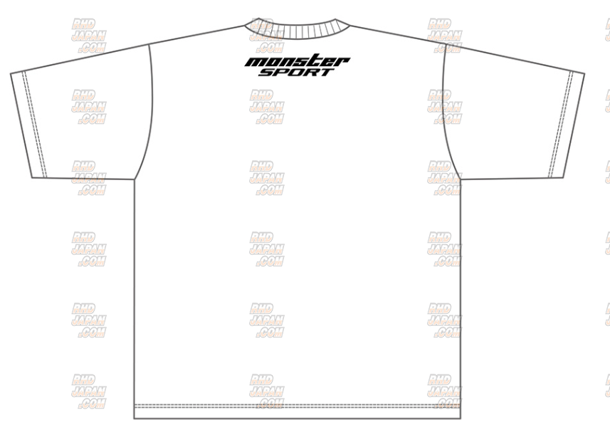 Monster Sport ZC33S Super Swift T-Shirt - White Large - RHDJapan