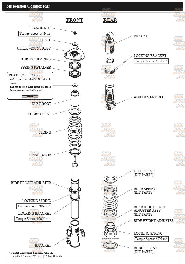 HKS Coilover Suspension Full Kit New Hipermax S - Harrier AVU65W - RHDJapan