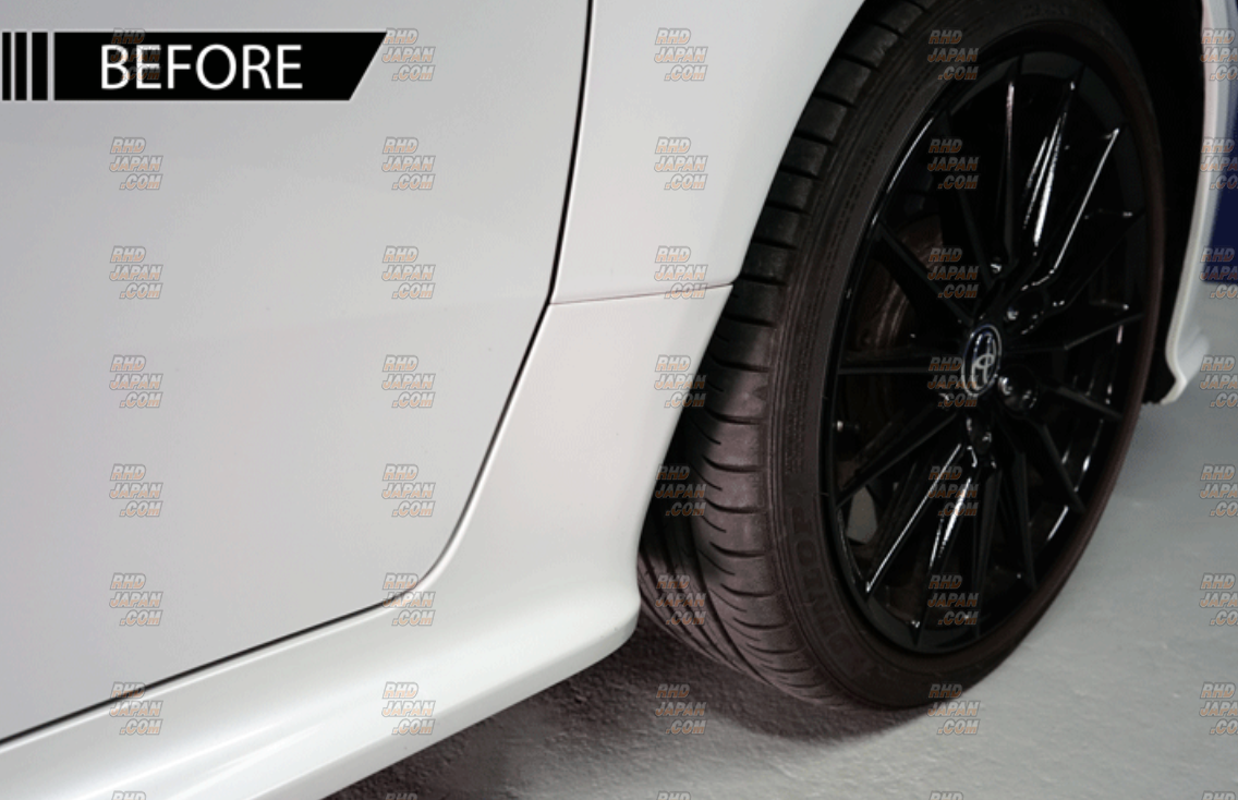 Axis-Parts Front Mudguard Set GT Dry Carbon Fiber Gloss Finish - GR ...