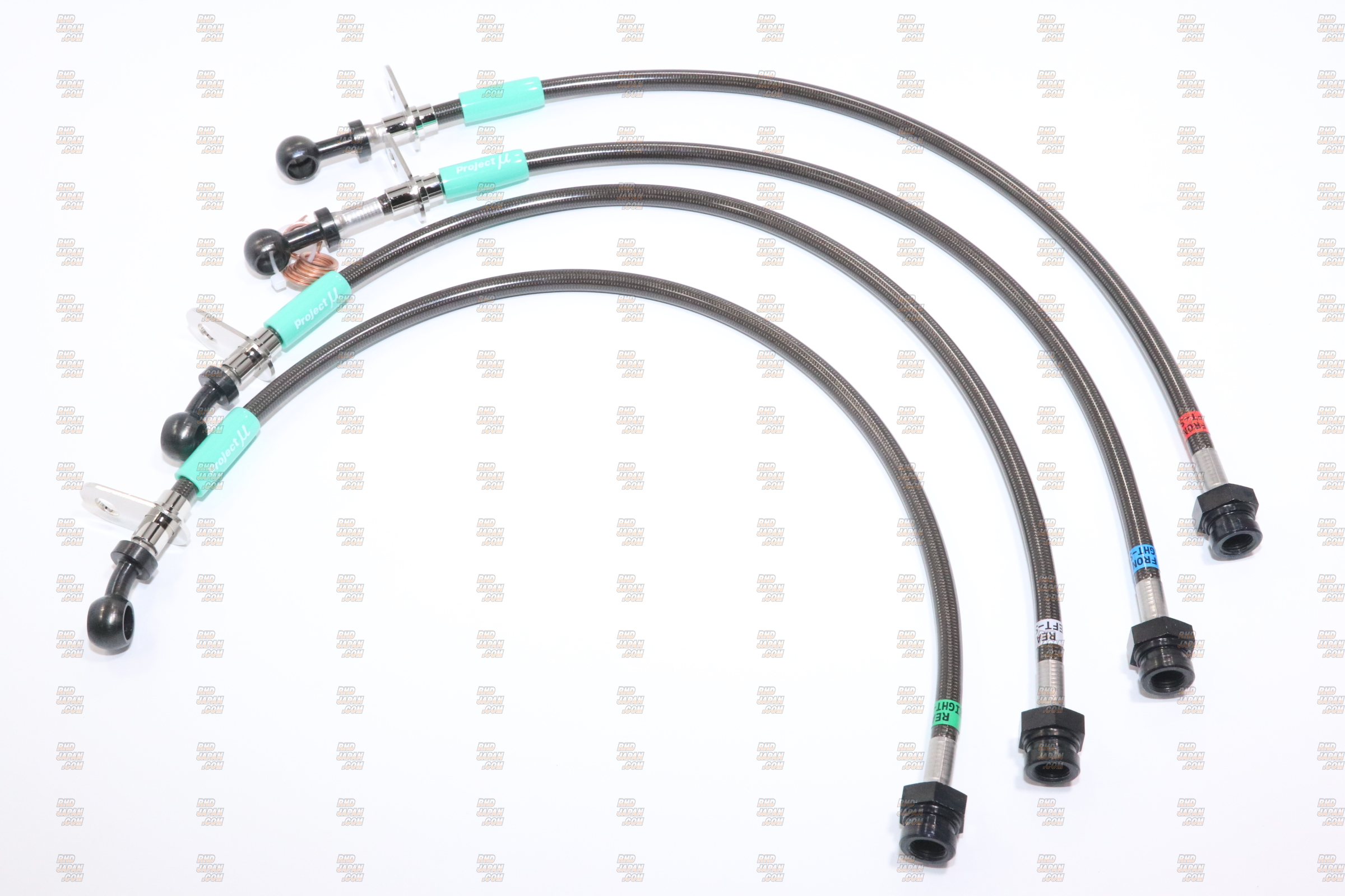 Project Mu Teflon Brake Line Steel Fittings Smoke - Mazda CX-60 - RHDJapan