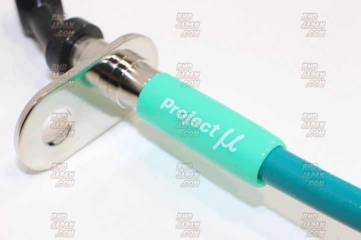 Project Mu Teflon Brake Line Steel Fittings Green - Mazda CX-60 - RHDJapan