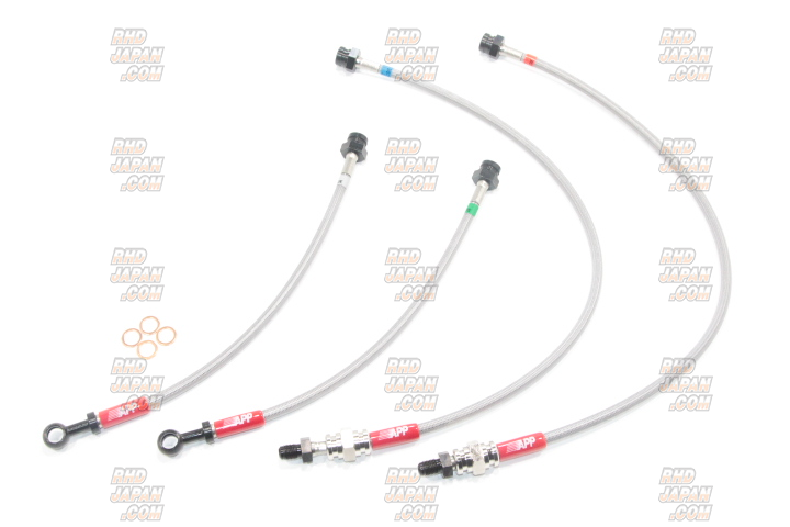 APP Brake Line System Steel Fittings - Civic Type-R FL5 Prelude BF1 ...
