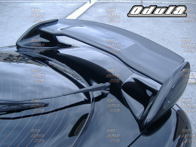 Odula Rear Spoiler Wing Insert & Side Cover Set FD-06 Carbon Fiber ...