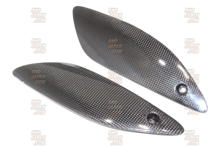 Odula Rear Spoiler Wing Insert & Side Cover Set FD-06 Carbon Fiber ...