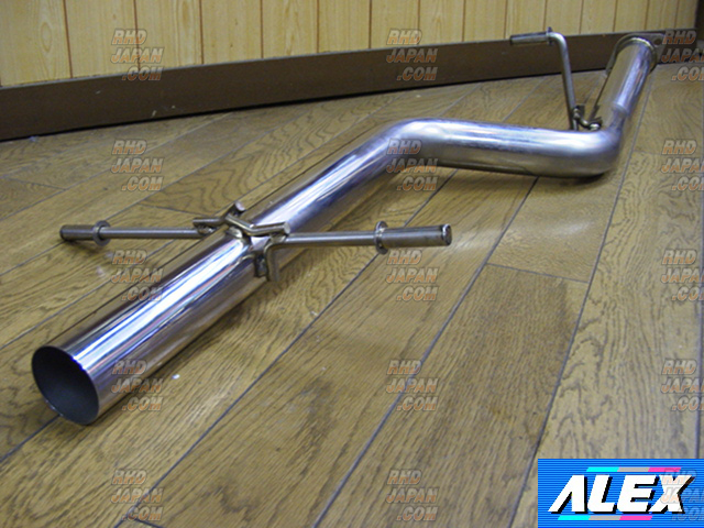Alex Motorsports Exhaust system WRC Straight Type Muffler - GC8 - RHDJapan