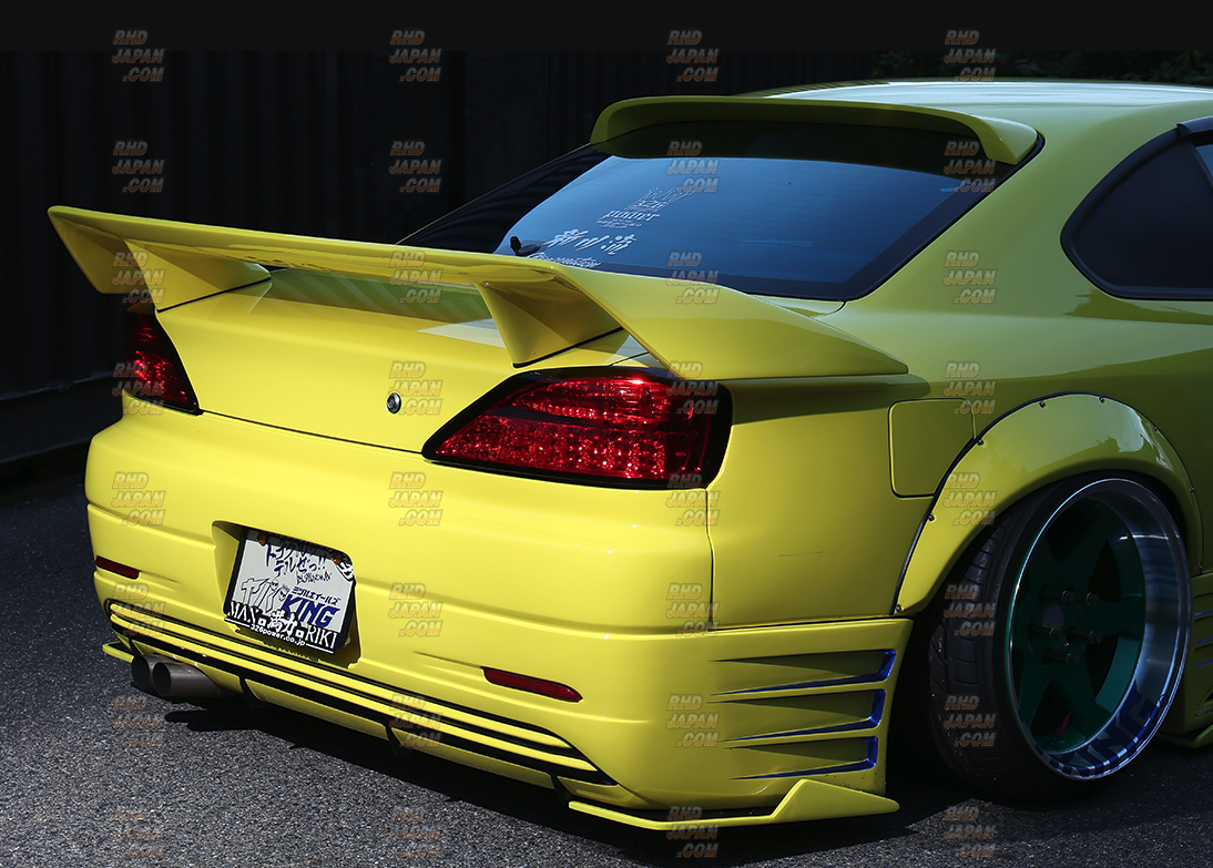 326 Power ManRiki Rear Wing Spoiler - with Logo Universal - RHDJapan