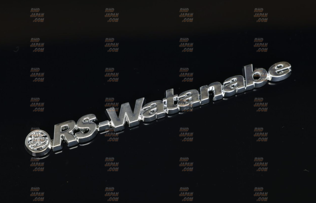 RS Watanabe 2022 3D Logo Emblem - 130x20mm - RHDJapan
