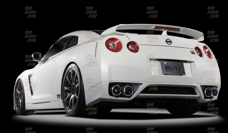 Blitz Nur-Spec C-Ti Quad Muffler Exhaust System - GT-R R35 ~MY10 - RHDJapan