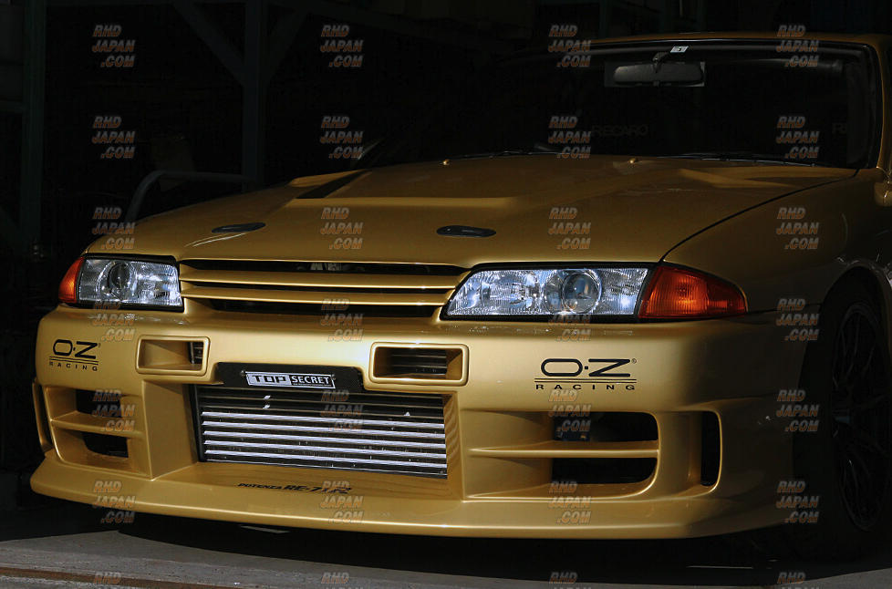 Top Secret G-Force Front Bumper Spoiler - Skyline GT-R BNR32 - RHDJapan