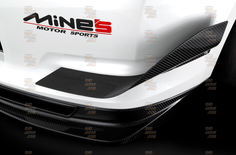 Mine's Carbon Canard Set Dry Carbon Fiber - GT-R R35 MY07~MY10 - RHDJapan