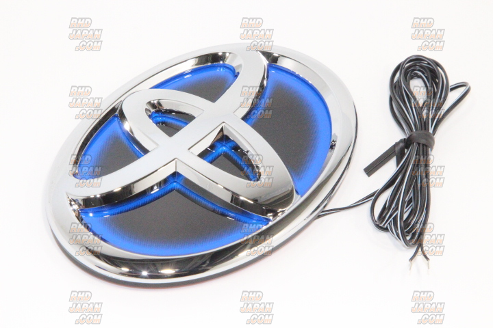 Rowen Toyota Illumination Blue Emblem Rear - ZVW30 - RHDJapan