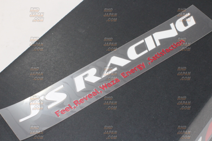 J's Racing Sticker - 2014 White Small - RHDJapan