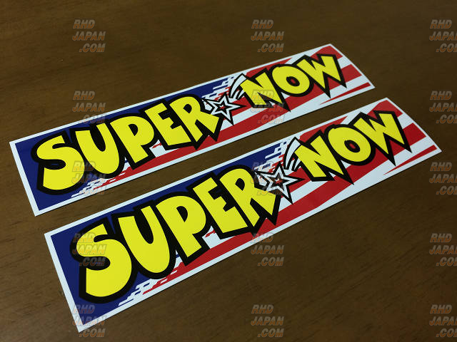 Super Now Logo Sticker Set - RHDJapan