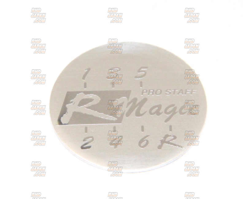 R-Magic Aluminum Shift Pattern Plate 6-Speed - RX-8 SE3P Zenki Model ...