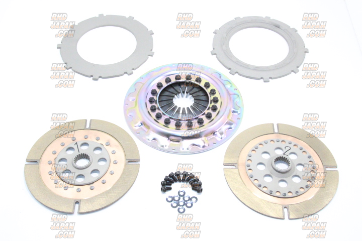 OS Giken TS2B Twin Plate Clutch Overhaul B-Set - Civic Type-R FD2 EP3 ...