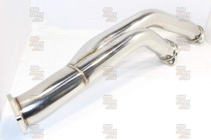 Midori Seibi Center Front Pipe SUS 80mm - BCNR33 - RHDJapan